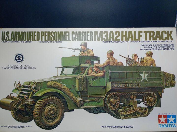 Tamiya 35070 U.S. Armoured Personnel Carrier M3A2 Half Track 1/35 ...